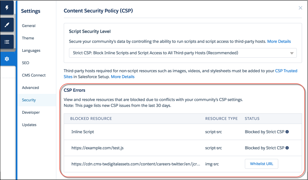 Discover and Resolve CSP Resource Issues